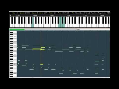 Piano Tutorial : Yalgızam Yalgız (Sene de Kalmaz) - Piano Cover Tango Version