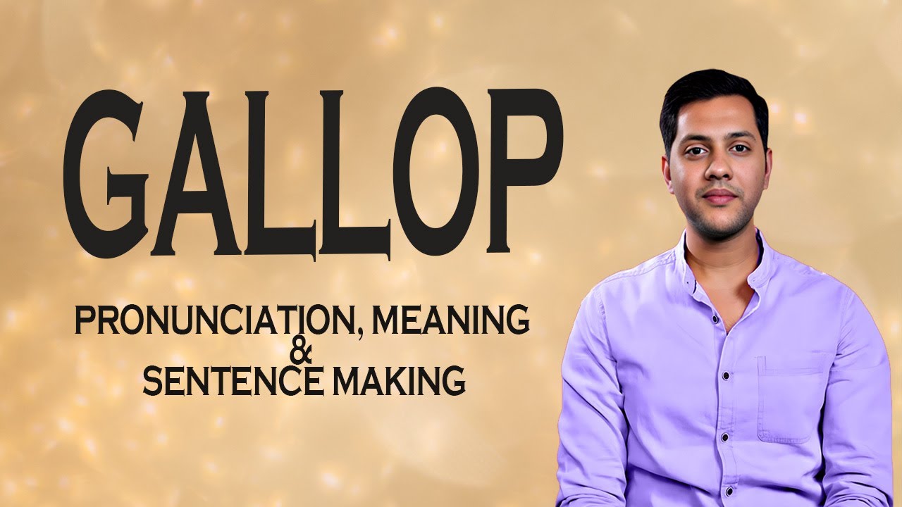 Gallop - Meaning & Pronunciation Word World Audio Video Dictionary ...