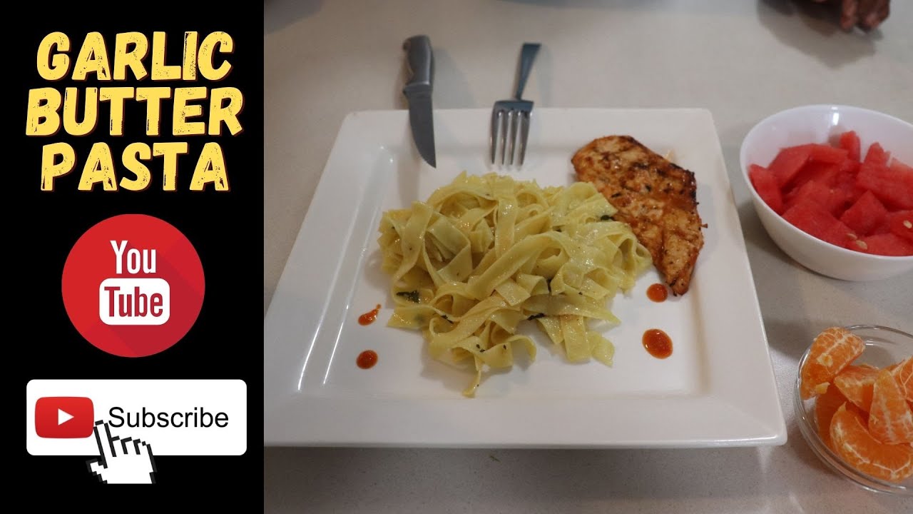 Trini Bites EP. 51 How To Make Garlic Butter Pasta! **QUICK** - YouTube