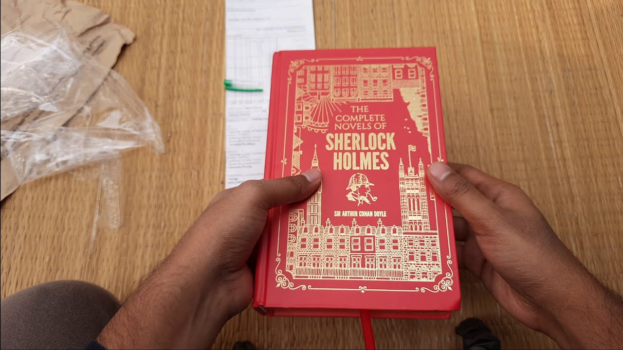 Sherlock Holmes Hardcover | Deluxe Hardbound Edition Unboxing & Review ...