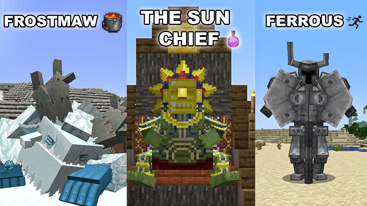 All weaknesses of Mowzie's Bosses - ferrous , barako , frostmaw ...