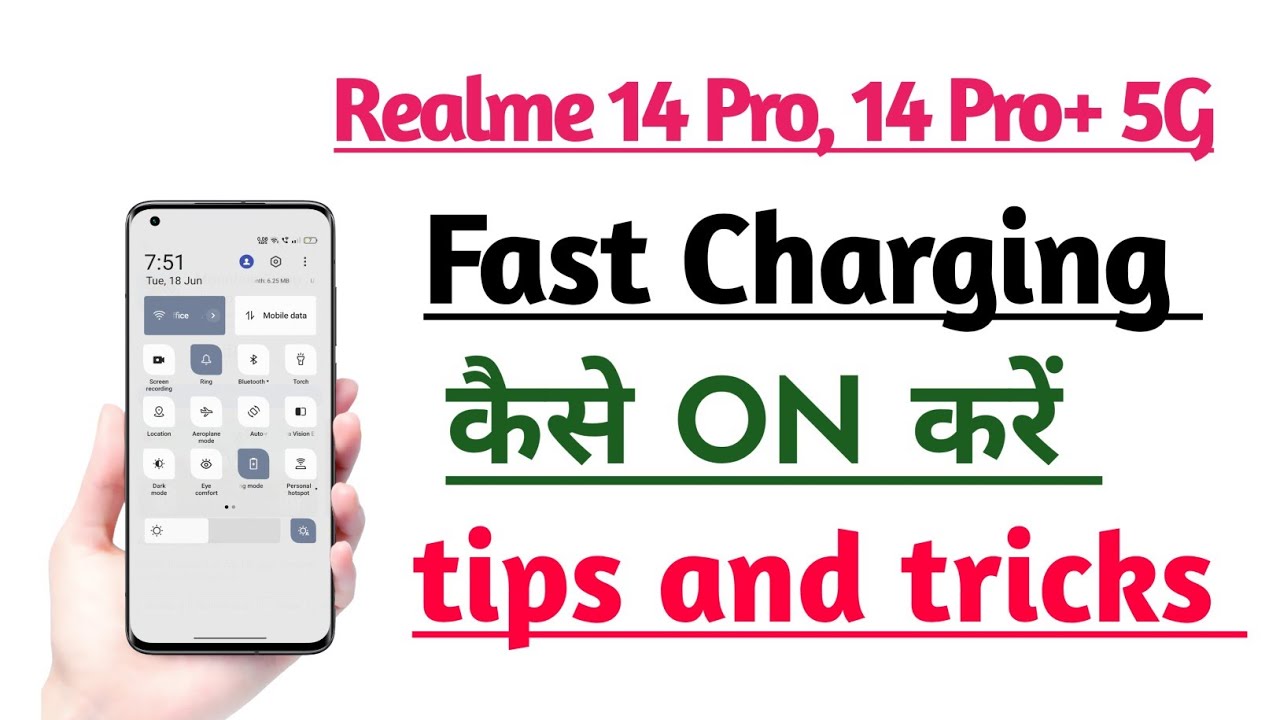 Realme 14 Pro 5G & 14 Pro+ 5G Fast Charging Kaise ON Kare | How to ...