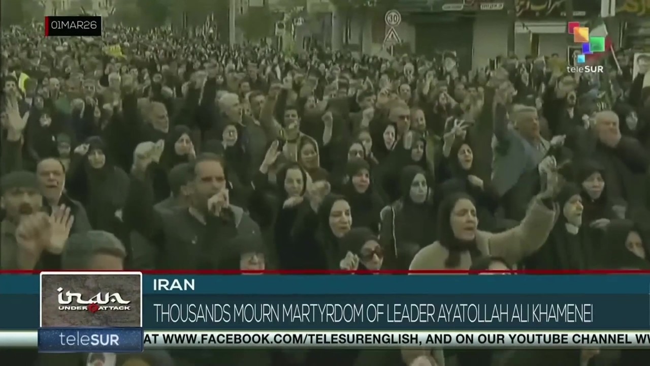 Iran | Thousands mourn martyrdom of Leader Ayatollah Ali Khamenei - YouTube