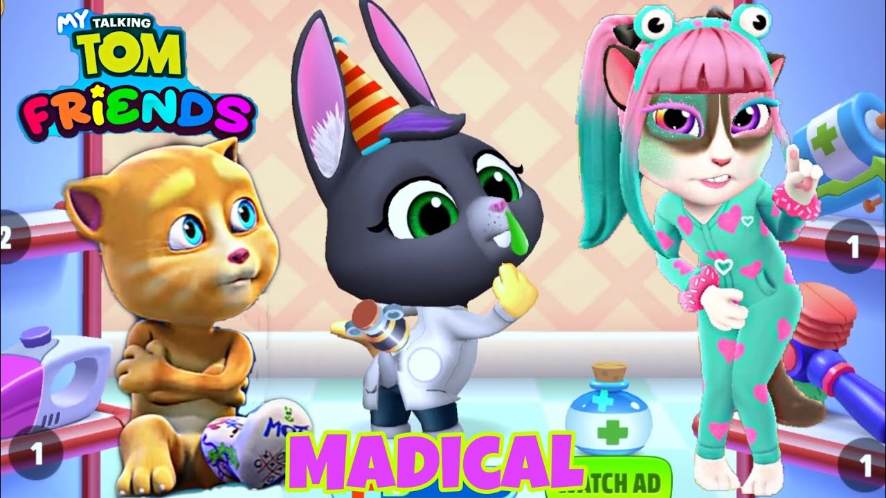 My Talking Tom Friends Hospital 🩺 SI Talking Tom - YouTube