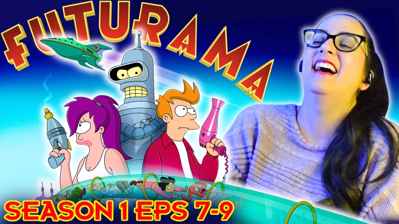🟣FUTURAMA 1x7 My Three Suns 1x8 A Big Piece of Garbage 1x9 HeII is ...