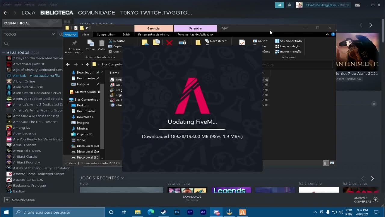Como resolver o erro "Couldn't resolve URL" FiveM - Hardlife RP - YouTube