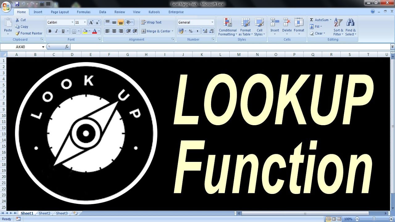 Excel magic trick 46 bangla - LOOKUP Function - YouTube