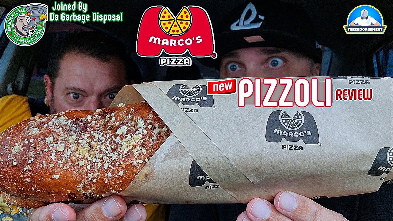 Marco's® Pizza Pizzoli Review! | Brandon Da Garbage Disposal Collab | theendorsement - YouTube