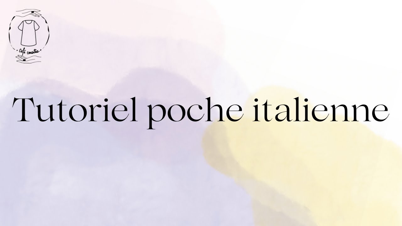 Tutoriel poche Italienne - YouTube