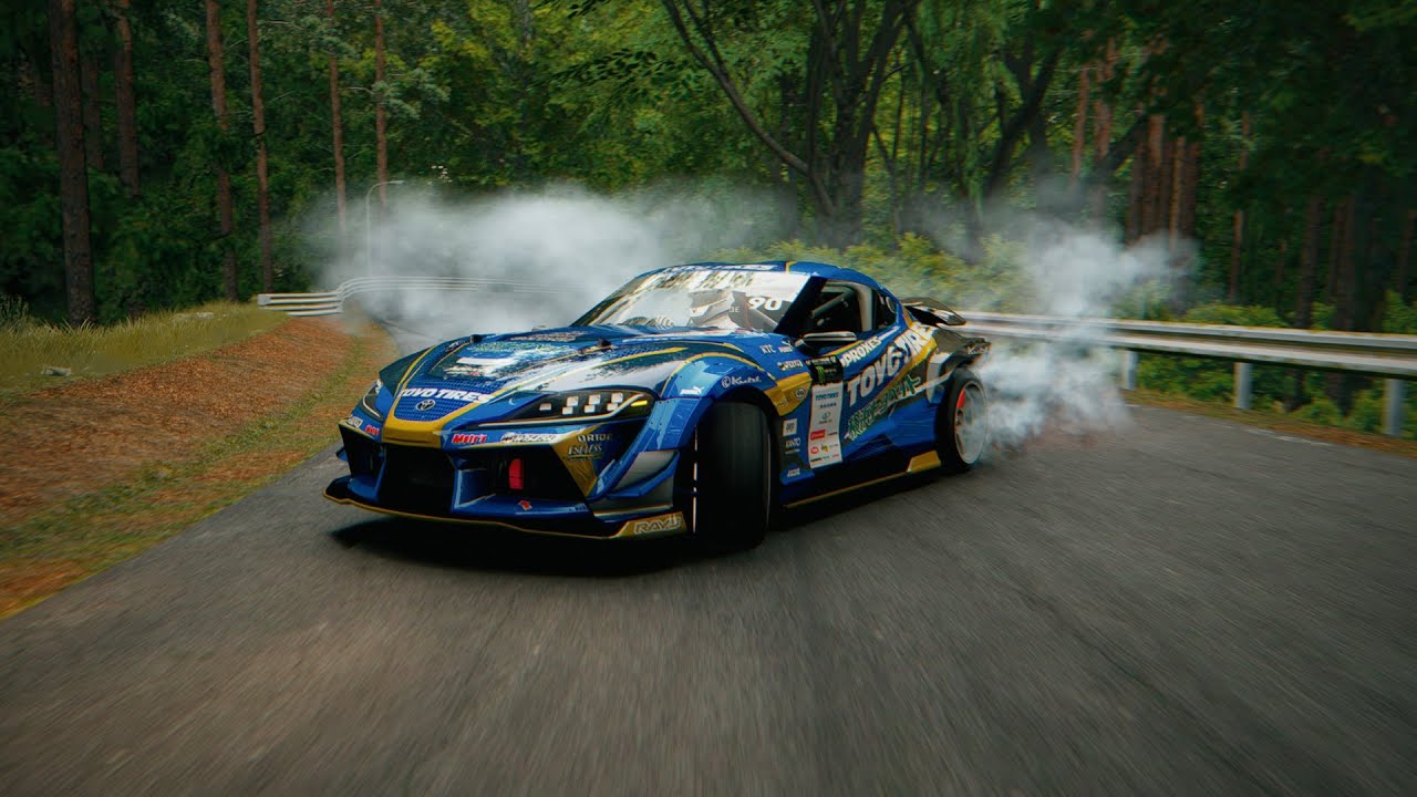 1200HP Supra Gunsai Drifting【Assetto Corsa】GamepadFX｜Realistic graphics ...