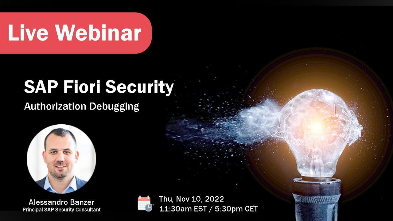 SAP Fiori Security Authorization Debugging YouTube SAP Fiori Security Authorization Debugging YouTube
