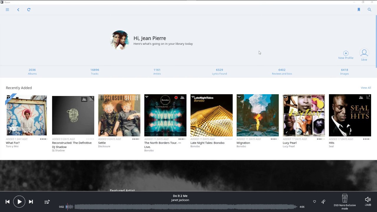 Roon : 1 - Presentation Interface - YouTube