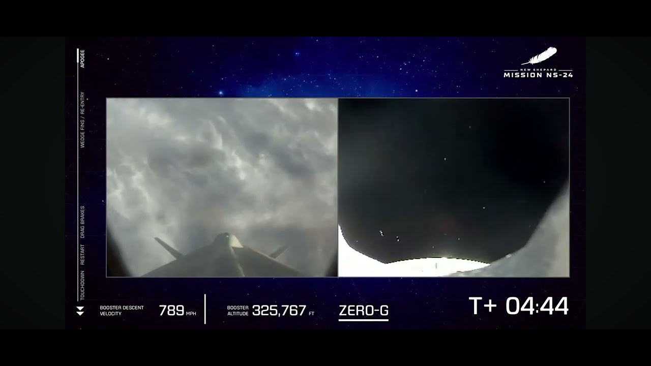 UAP makes 180° turn on New Shepard mission - YouTube