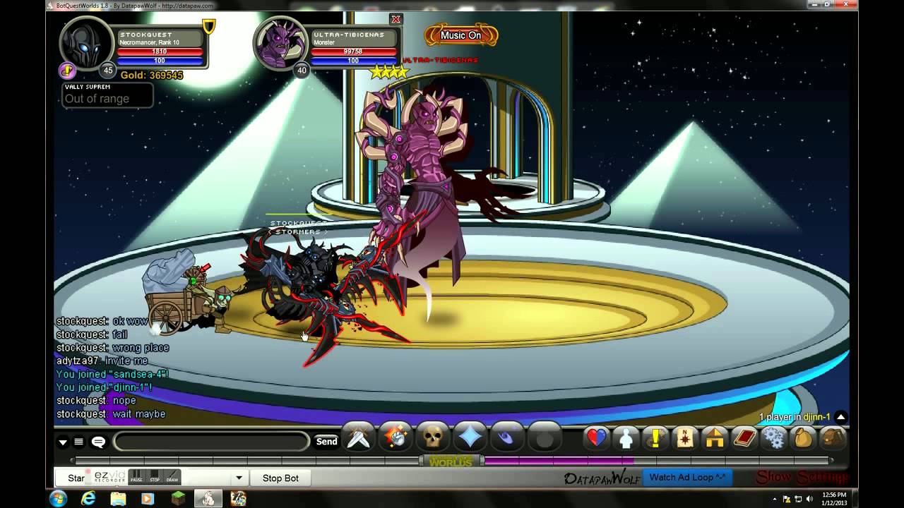 killing 2 bosses[DERP] ON aqw - YouTube