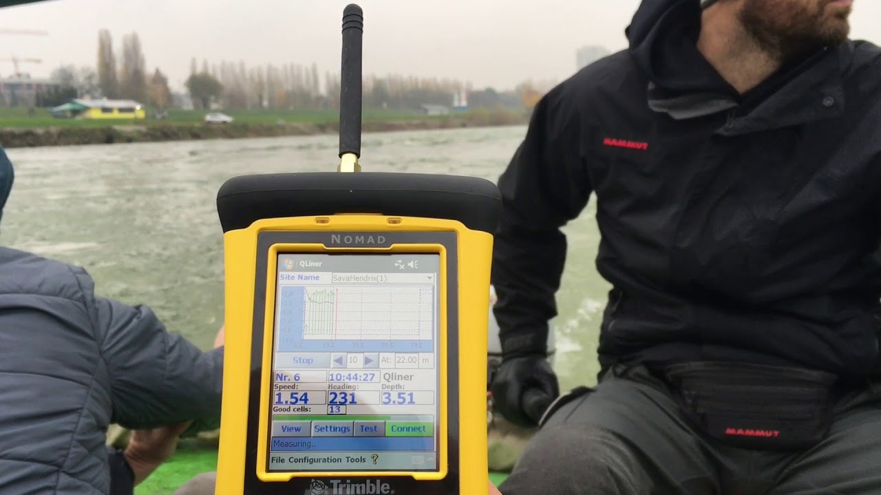 Verification of Geolux river flow monitoring system - YouTube