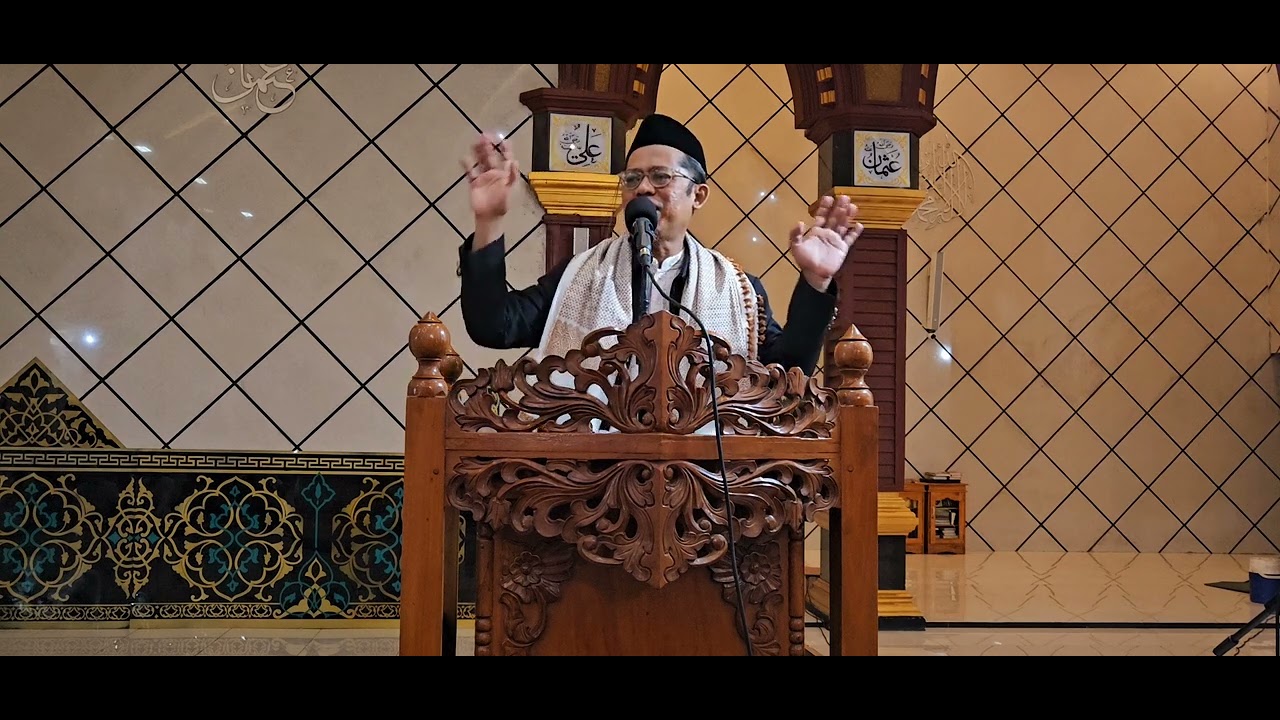 ceramah tarawih mlm 7 Ust. Dr. H. Mahrus Amri. Lc.MA fungsi hadis ...