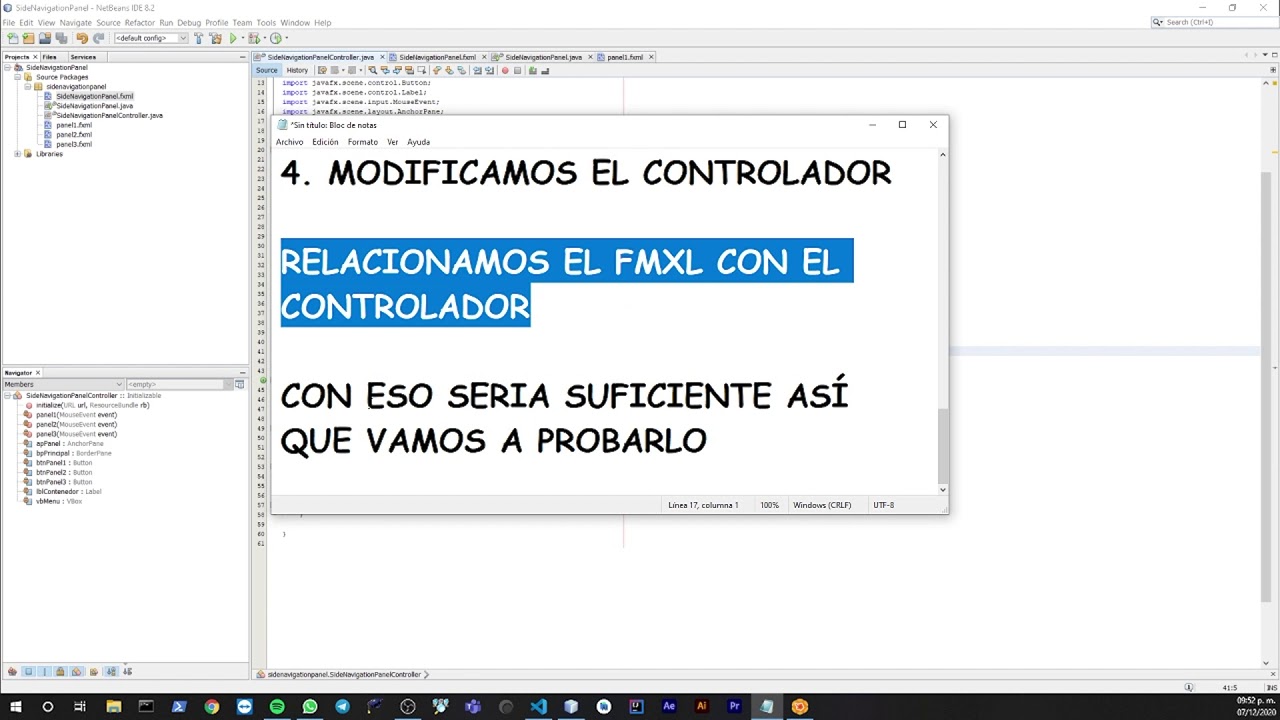 Side Navigation Panel Gui En Javafx Youtube 5105