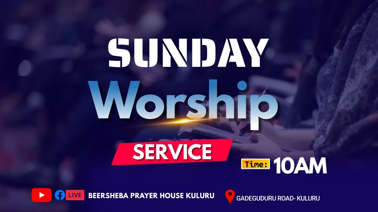 SUNDAY WORSHIP SERVICE MESSAGE BY BRO. PRAKASH (PDTR) - YouTube