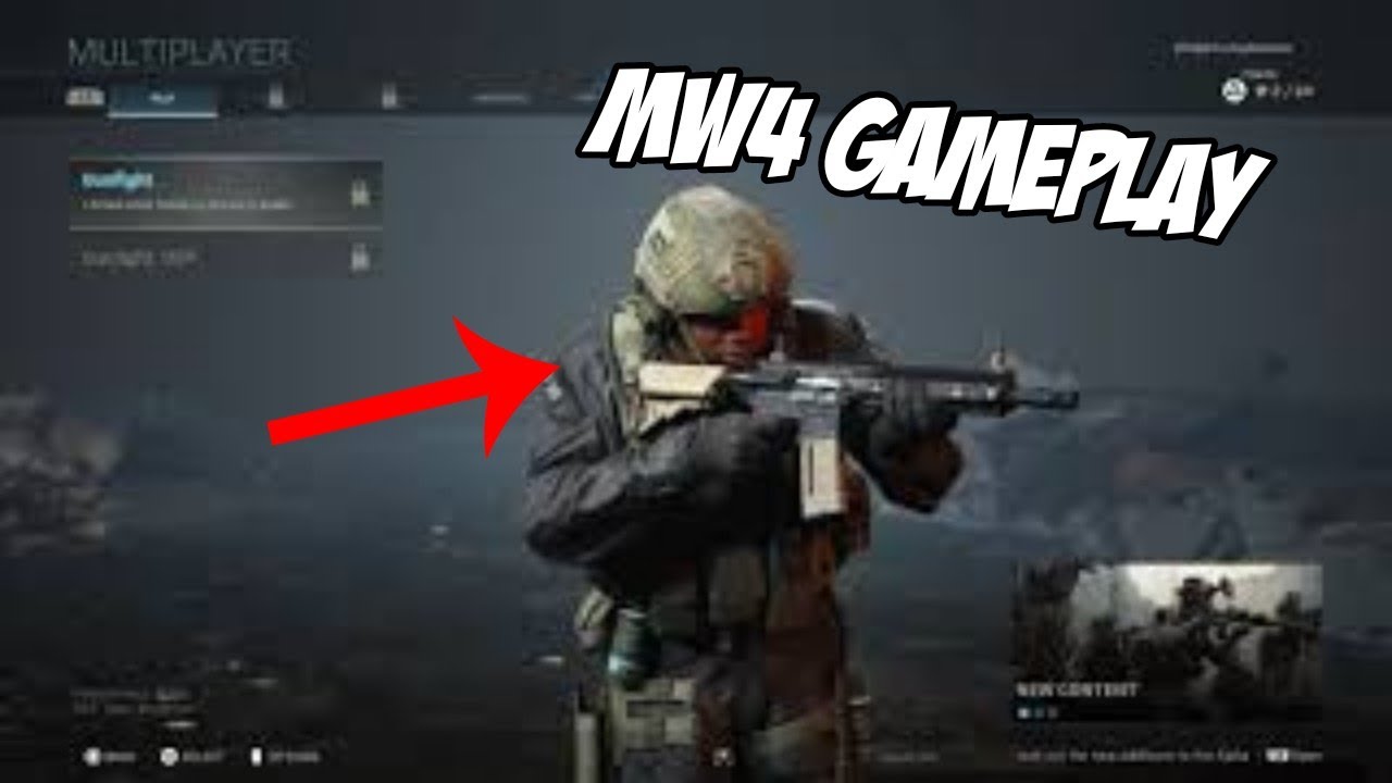 MW4 New Gunfight Gameplay (Alpha Gameplay) - YouTube