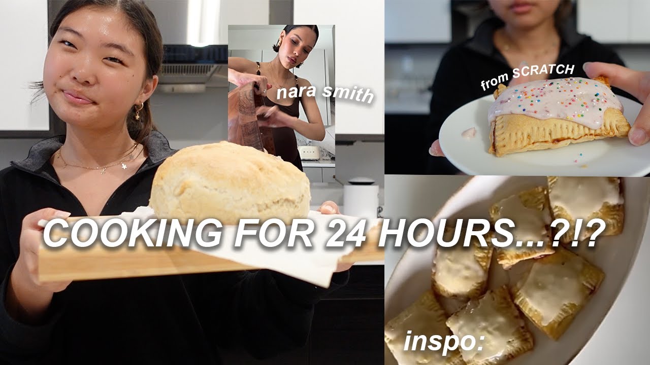 Trying to Cook like NARA SMITH for 24 HOURS?! | recipes, baking, calm ...