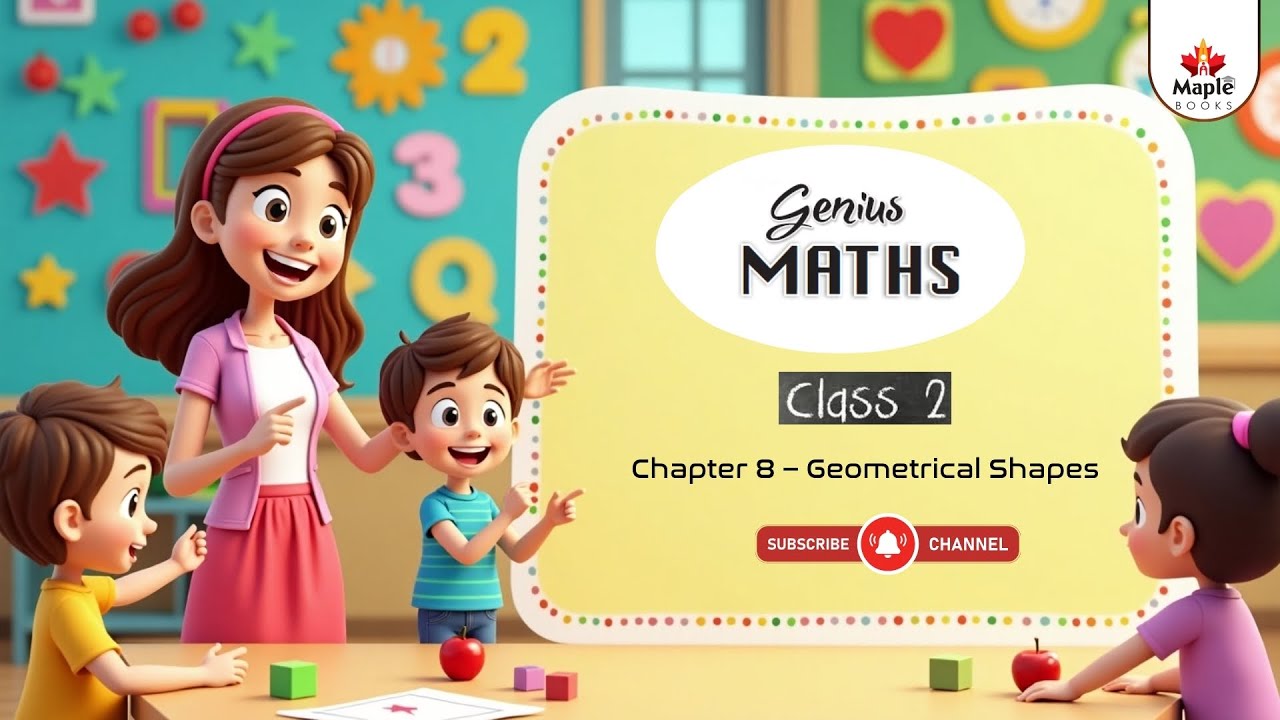 Chapter 8 – Geometrical Shapes | Class 2| Genius Maths | Maple Books ...