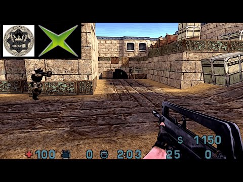 Counter-strike on original Xbox | Playing one round of Dust II