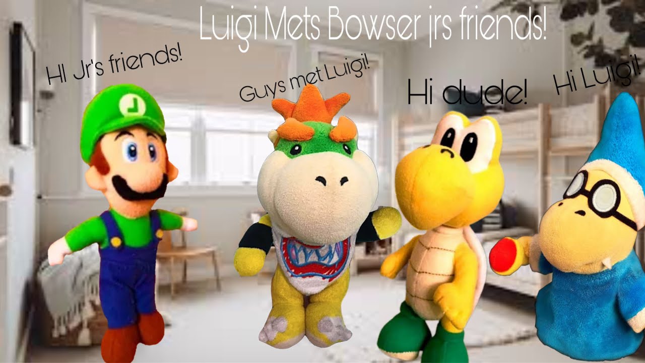 Luigi meets Bowser jrs friends! - YouTube