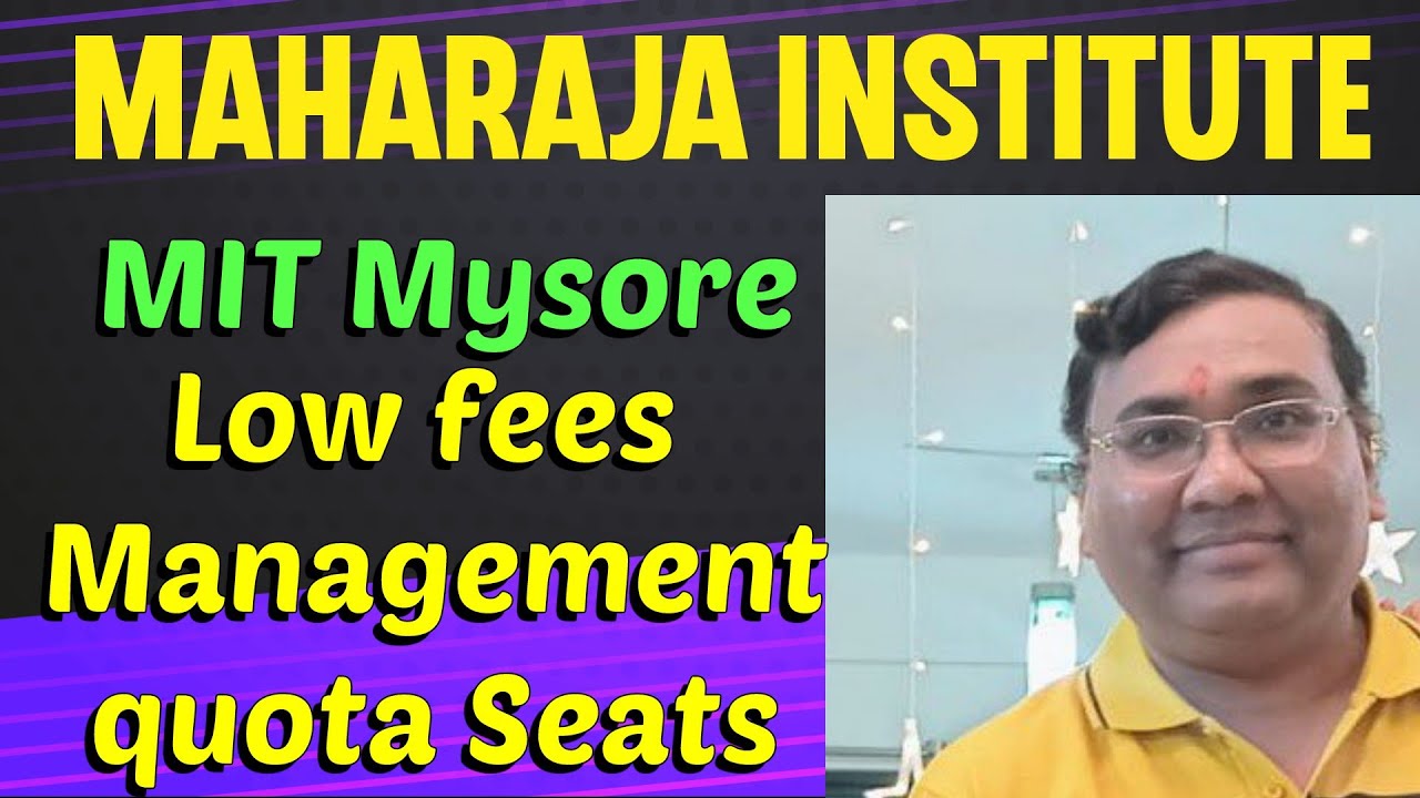Maharaja Institute of Technology Mysore|MIT college Mysore|MIT Mysore ...
