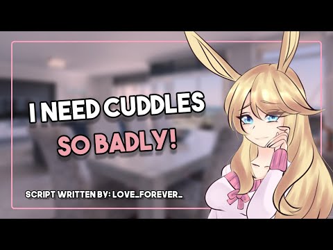 Your Needy Bunny Girl Wants Cuddles - (Bunny Girl x Listener) [ASMR Roleplay] {F4M}