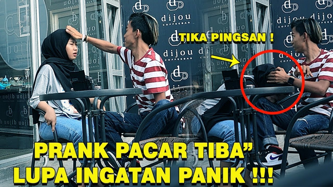 PRANK PACAR TIBA" LUPA INGETAN HAMPIR PUTUS :) GARA" INI ! - YouTube