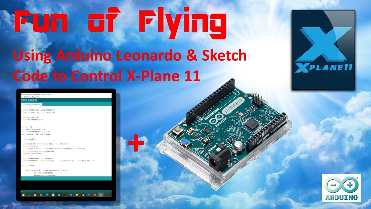 Controlling X-Plane 11 with Arduino Leonardo & Sketch Code (PLEASE ALSO ...