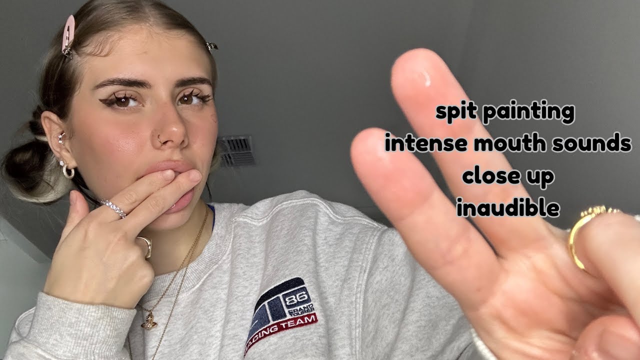 ASMR for sleep: spit painting YOUR name - YouTube