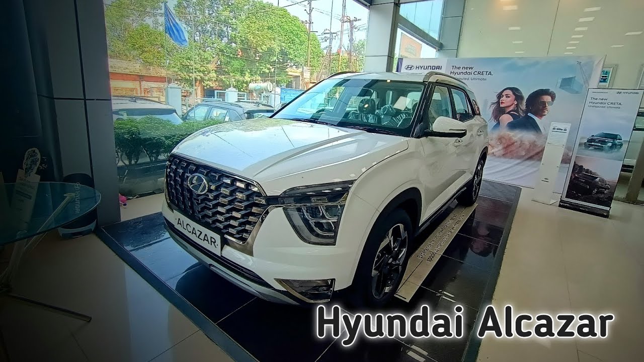 Hyundai Alcazar Hyundai Alcazar Car In White colour | Best Car of ...