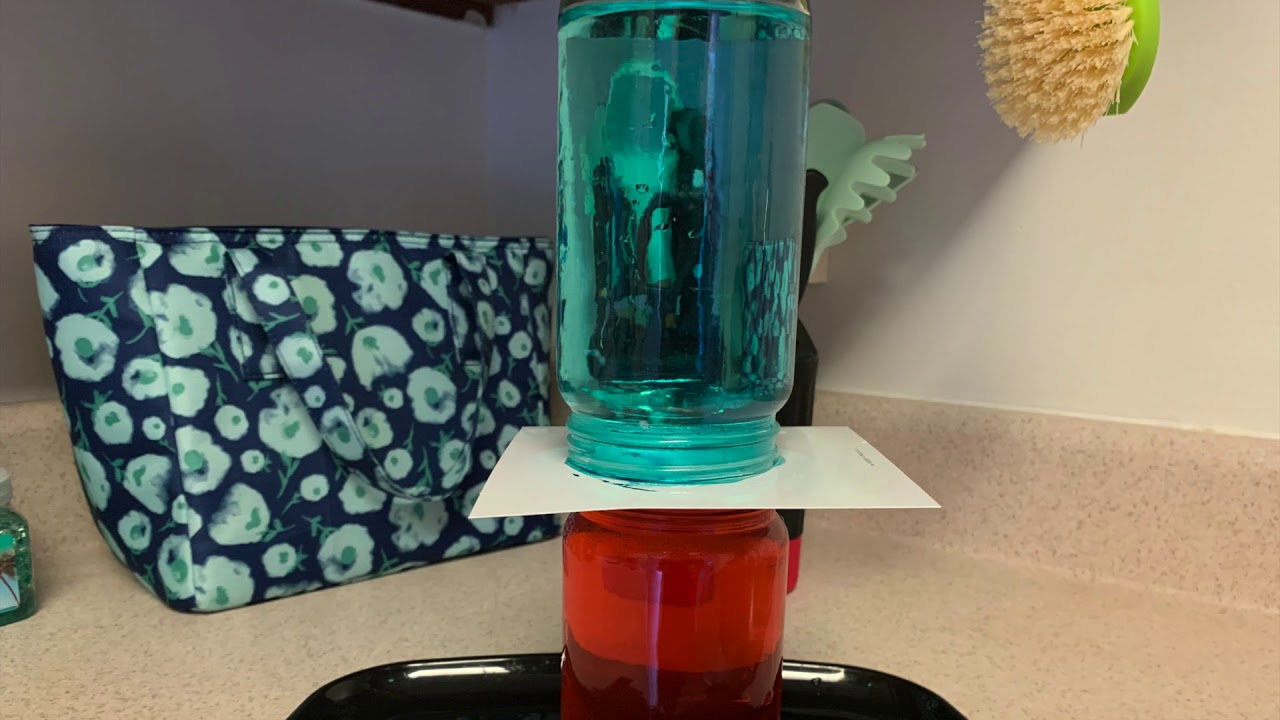 Salt Wedge Experiment - YouTube