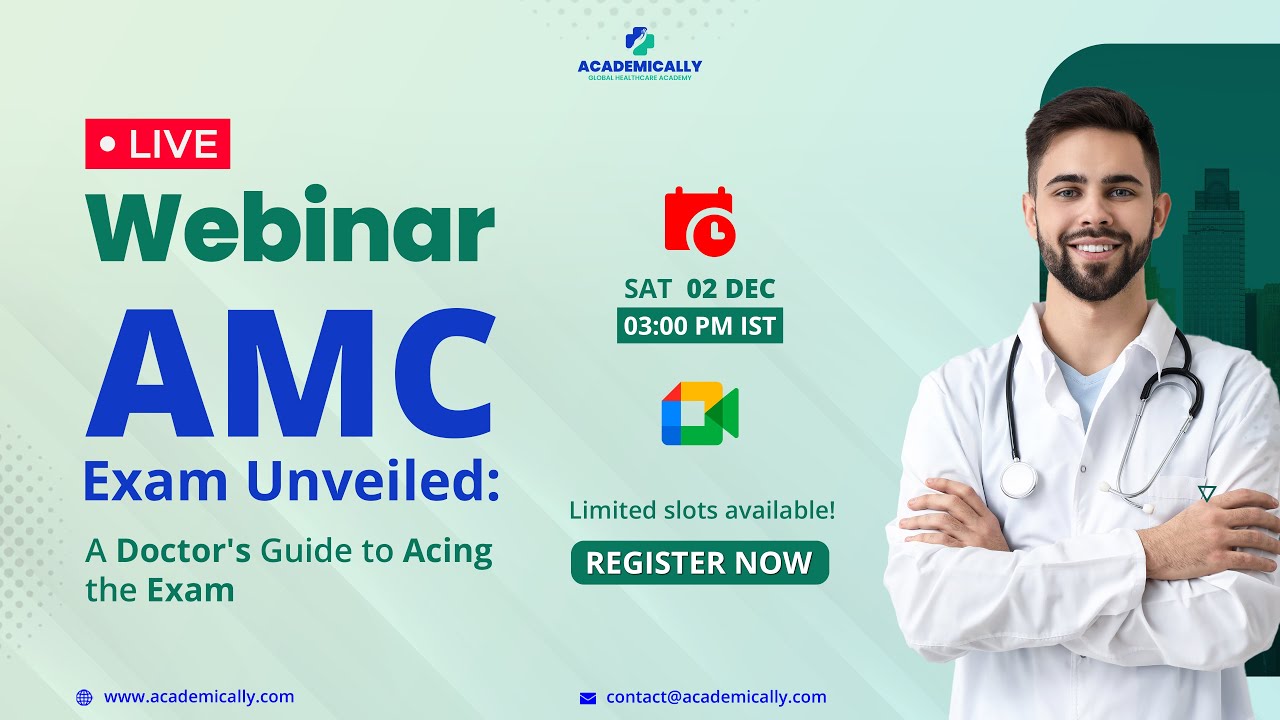 AMC Exam Unveiled: A Doctor's Guide to Acing the Exam | Dr Akram Ahmad ...