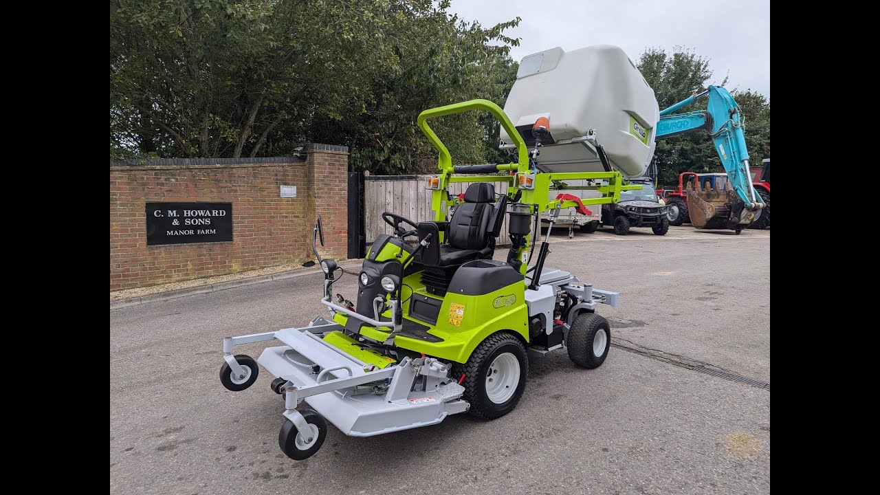 GRILLO FD13.09 OUT FRONT MOWER WALKAROUND VIDEO - YouTube