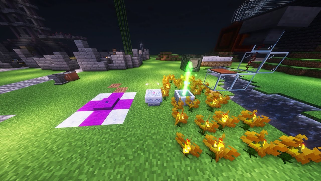 Minecraft FTB Skies Ep18 "Gaia fight, Botania day!" - YouTube