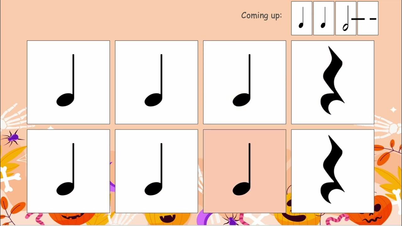 Spooky Scary Skeletons Rhythm Play Along - YouTube