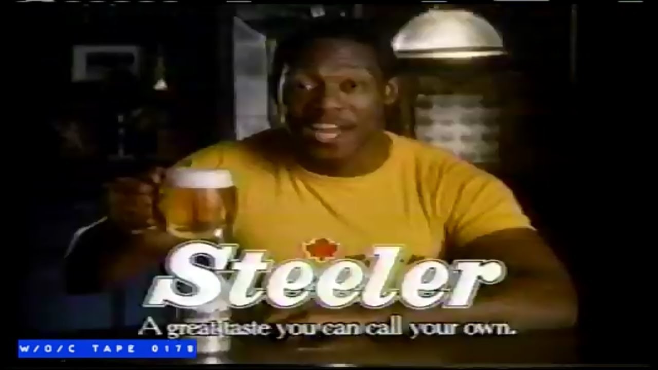 Steeler Beer Commercial 1988 - YouTube