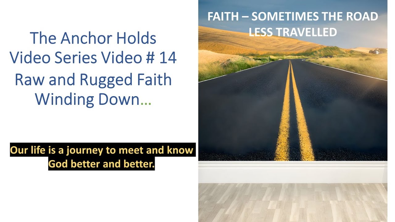 The Anchor Holds Devotional Note || Rugged Raw Faith #14 || 15 March ...