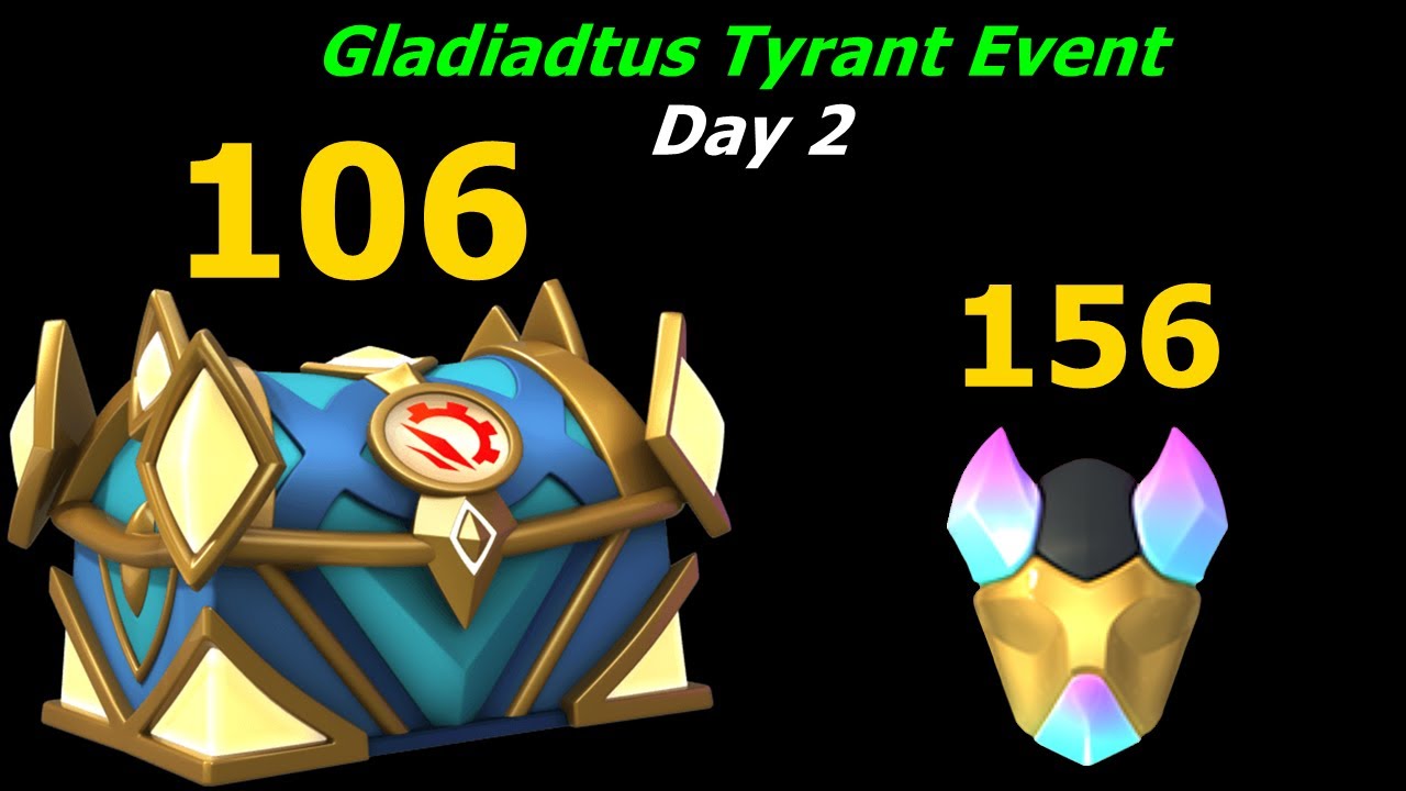 Opened 106 Water Tyrant Chest-Dragon Mania legends | Gladiadtus Tyrant ...