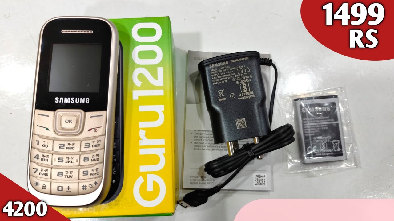Samsung Guru 1200 Unboxing \ best keypad phone under 1500 🔥🔥🔥 - YouTube