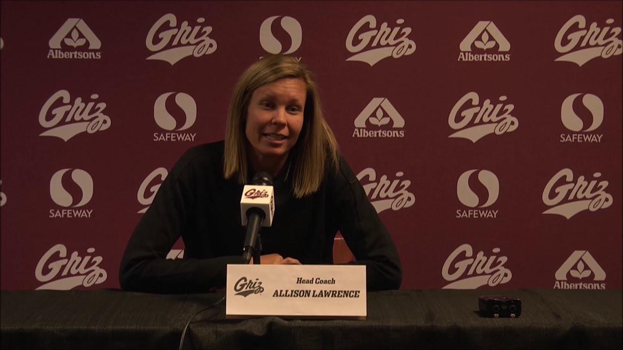 #GrizVB Weekly Press Conference with Allison Lawrence (9/23/19) - YouTube