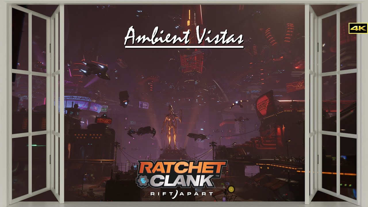 Nefarious City, Future City Ambience - Ratchet & Clank: Rift Apart ...