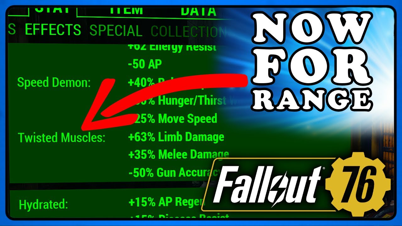 Fallout 76: 313% Limb Damage, Faster EN 06 Guardian & Scattershot Perk ...