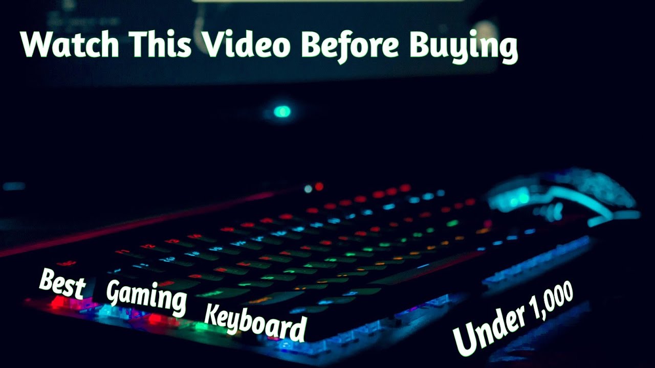 Top 5 Gaming RGB Keyboard Under 1000 | Best gaming keyboard. - YouTube