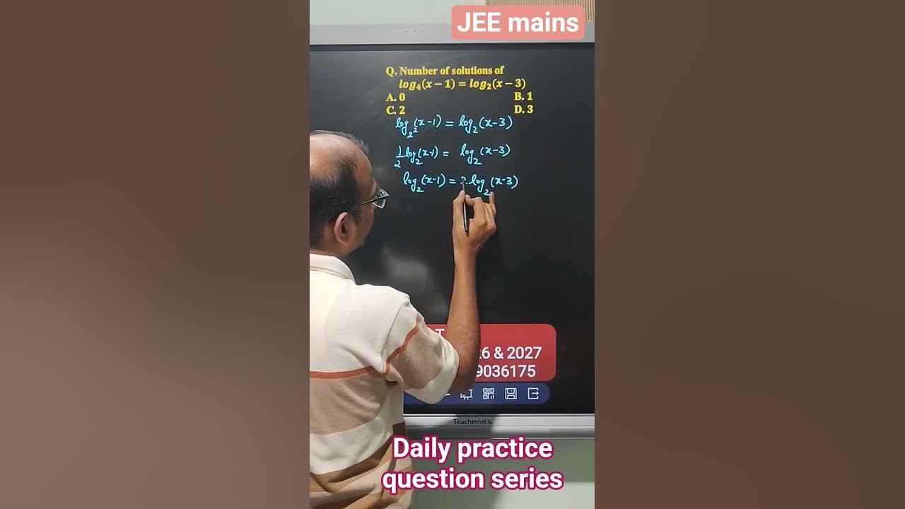 Logarithm Problems for JEE Mains || NAVEEN Edu CENTRE || - YouTube