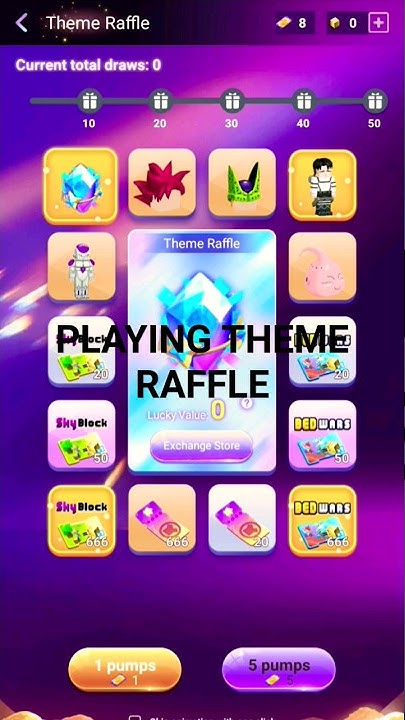 PLAYING THEME RAFFLE - YouTube