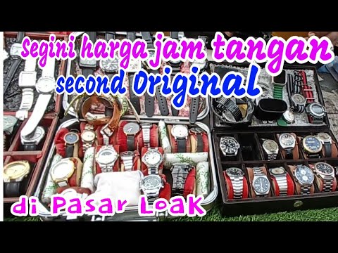 Review harga jam second original di pasar loak jatinegara - YouTube