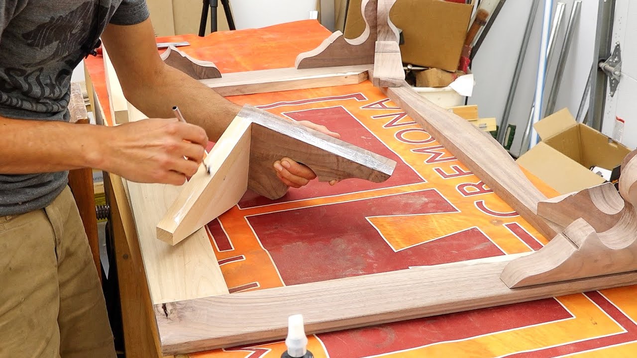 The Base (Ogee Bracket Feet) | Serpentine Chest of Drawers Build Part 5 ...